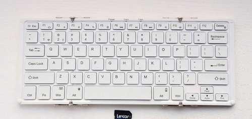 Блютус складная клавиатура BOW HB099 с подсветкой