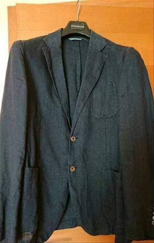 Пиджак мужской Massimo Dutti, лен, размер 54