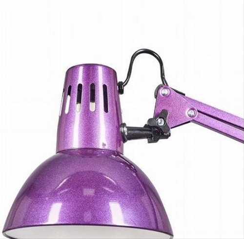 Лампа настольная фиолетовая