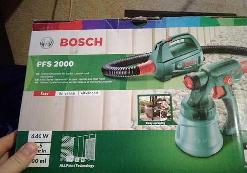 Краскопульт bosch pfs2000