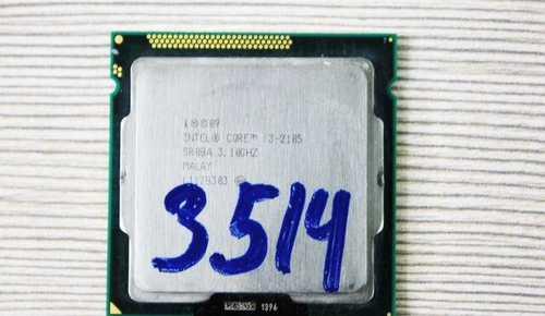 Процессор 1155 Intel Core i3-2105 (3.10 GHz)