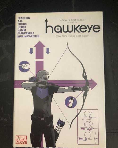 Комикс на английском языке Hawkye Deluxe Hardcover