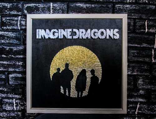 Стринг арт "imagine dragons"