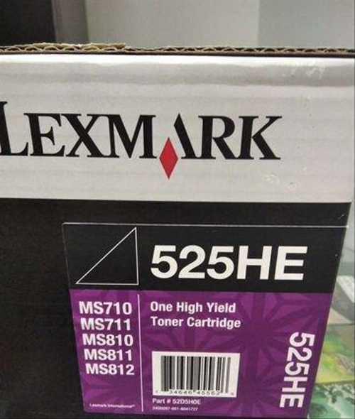 Картридж Lexmark 525HE новый