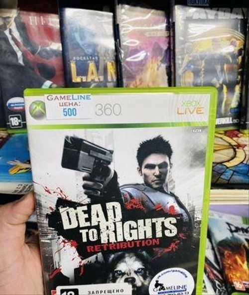 Dead to rights retribution xbox 360