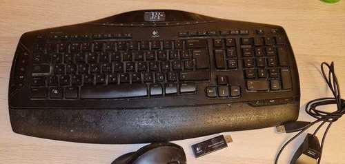 Беспроводная клавиатура и мышь Logitech MX 3200