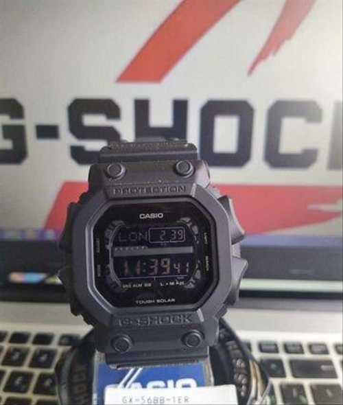 Часы Casio G Shock на солнечной батарее GX-56BB-1E