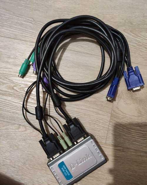 KVM Switch D-Link KVM-121 2-х портовый