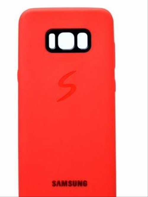 Чехол Slim logo для SAMSUNG Galaxy S8 Plus Red
