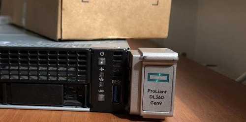 HP DL360 Gen9 (2x 2660v4 32GB P440ar) + рельсы к ш