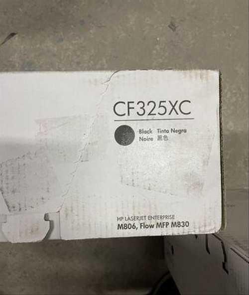 Картридж лазерный HP 25XC (CF325XC) черный