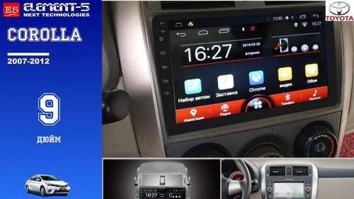 Штатная магнитола Toyota Corolla 2006-13 Android