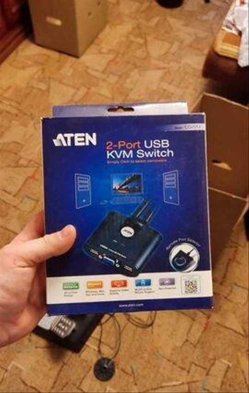 Aten 2-port USB KVM Switch (petite) CS22U