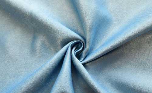 Портьерная ткань Софт голубая