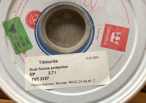Пропитка для дерева Tikkurila Supi Sauna Protectio