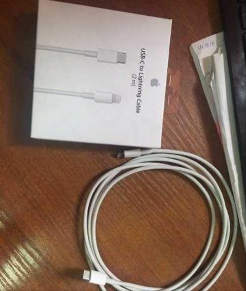 Кабель Apple MKQ42ZM/A lightning to USB-C Cable 2m