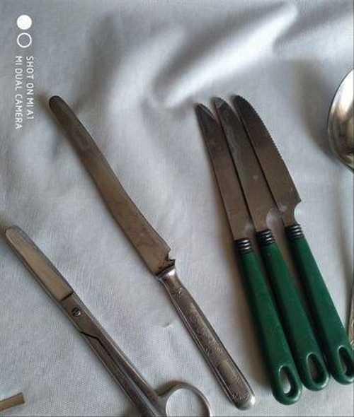 Ножи, вилки, ложки, зажим СССР