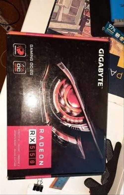 Видеокарта radeon rx550 gaming oc 2g
