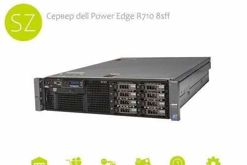 Сервер dell Power Edge R710 8sff / E5- 5675/128gb
