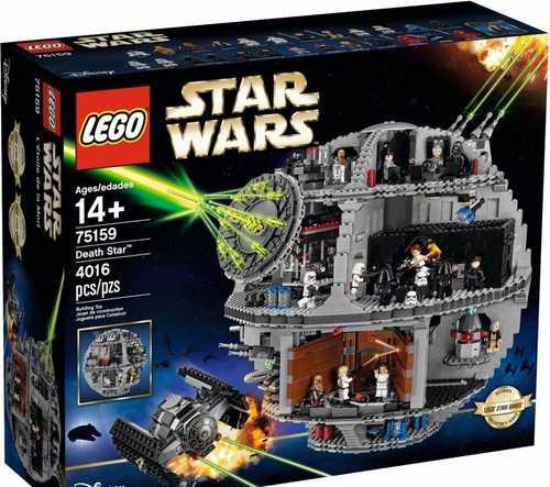 Lego Star Wars 75159 звезда смерти. Новый