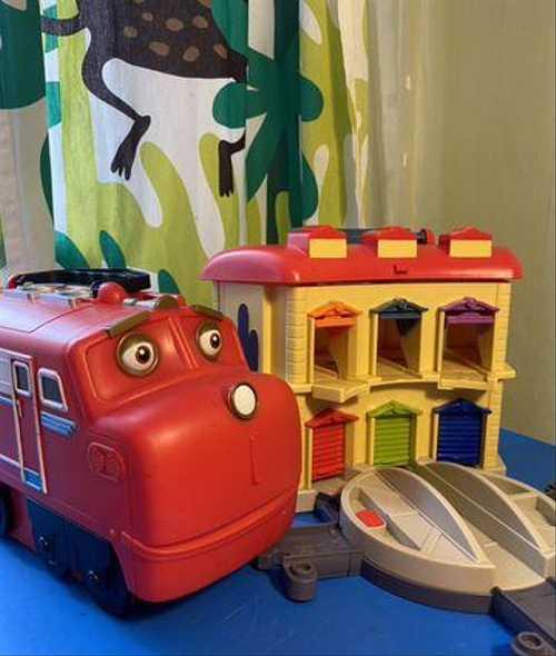 Чагинтон Chuggington депо и кейс для хранения паро