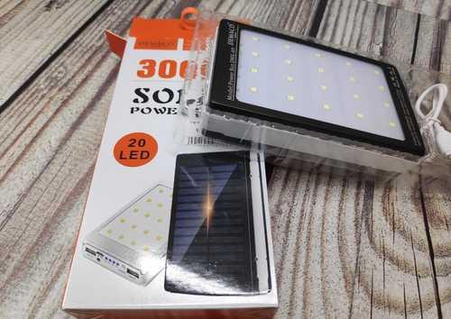 Аккумулятор power bank 30000MAH solar demaco