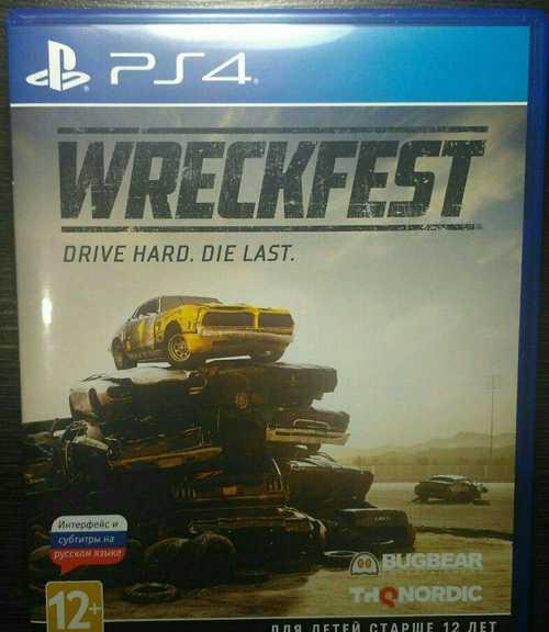 Игра для ps4 Wreckfest