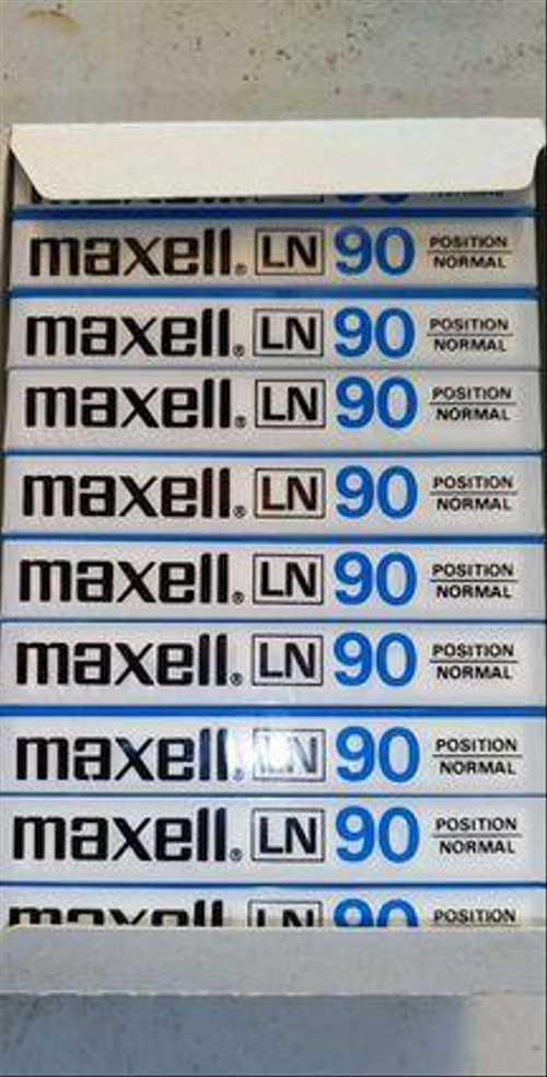 Кассеты новые блоком maxell