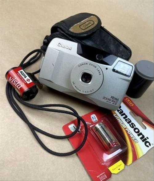 Плёночный фотоаппарат Canon + фотоплёнка