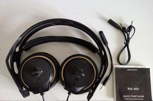 Игровые наушники Plantronics Rig 400