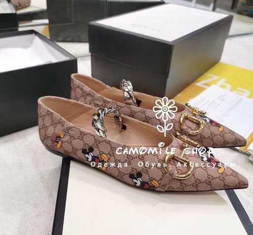 Балетки Gucci x Disney (35-40) Premium