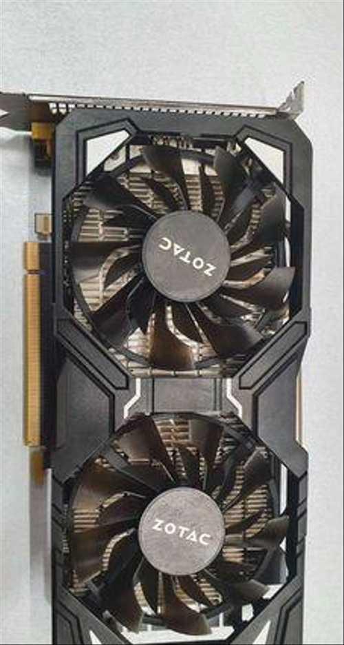 Видеокарта zotac gtx 1060 3gb б/у