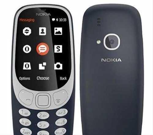 Nokia 3310 + чехол-крышка прозрачный силикон