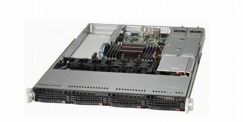 Сервер Supermicro 1U Xeon E5-2620/16Gb/2бп/X9DRW-F
