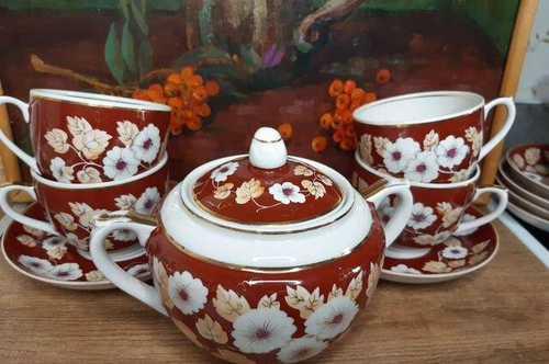 Чайный набор вербилки луноцвет 1950 г
