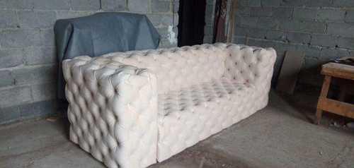3-местный диван "Гламур" с каретной стяжкой