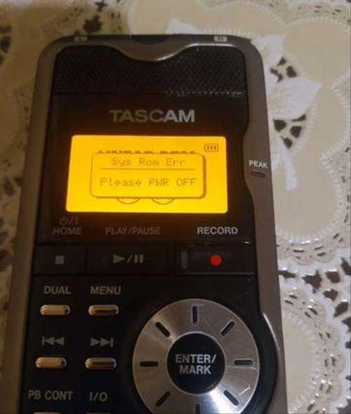 Рекордер Tascam dr 2d