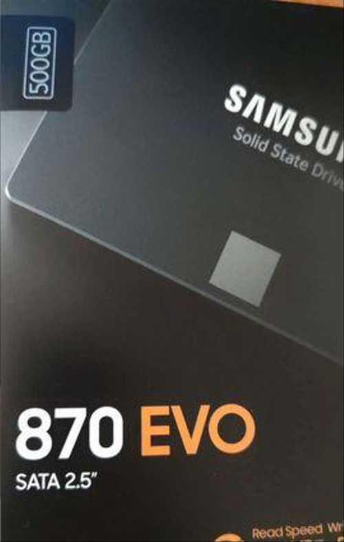 Новый ssd samsung 500gb