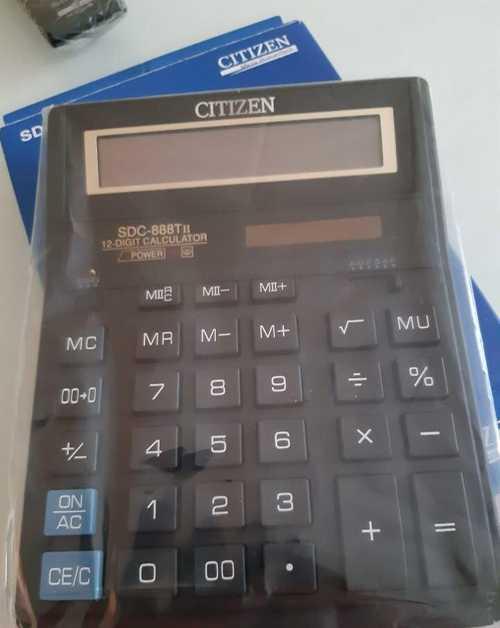 Калькуляторы " casio GR-12"и "citizen CDC 888 TII"