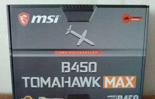 Материнская плата AMD AM4 MSI B450 tomahawk MAX