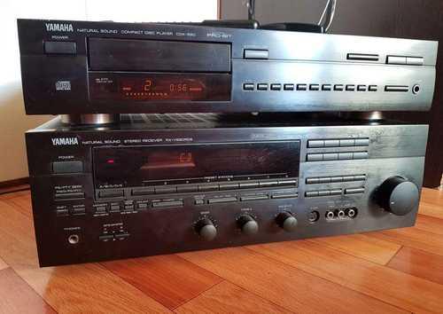 Ресивер Yamaha RX-V590RDS, CD yamaha CDX-590
