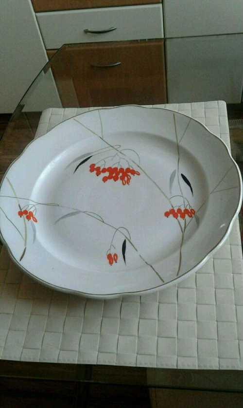 Большое блюдо Дулево. Предметы для кухни и дома