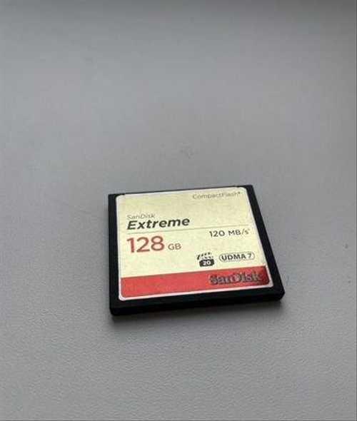 SanDisk Compact Flash extreme 128 gb