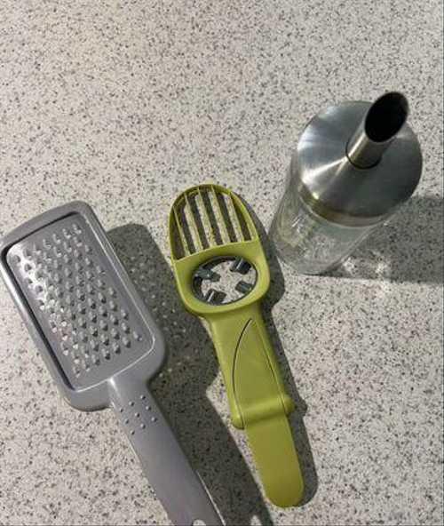 Терка, нож для авокадо и сахарница IKEA