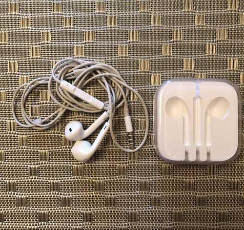 Наушники гарнитура Apple EarPods 3,5 мм оригинал