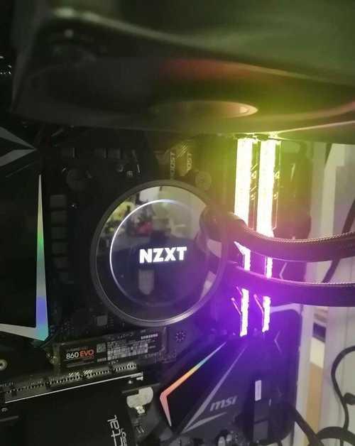 Водянка nzxt Kraken x72