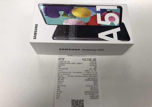 Samsung Galaxy A51 64GB рст новый запечатанный