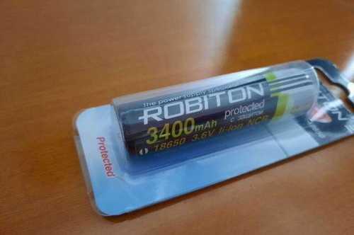 Новый Аккумулятор Robiton 18650 3.6V