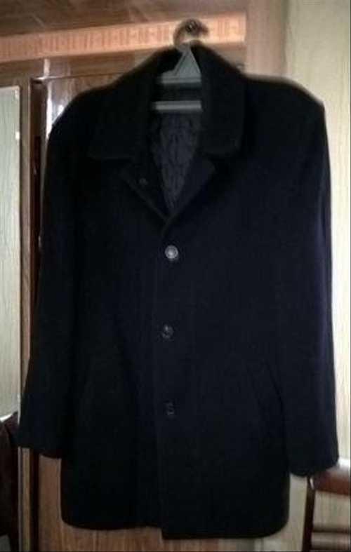 Мужское драповое полу-пальто размер 48
