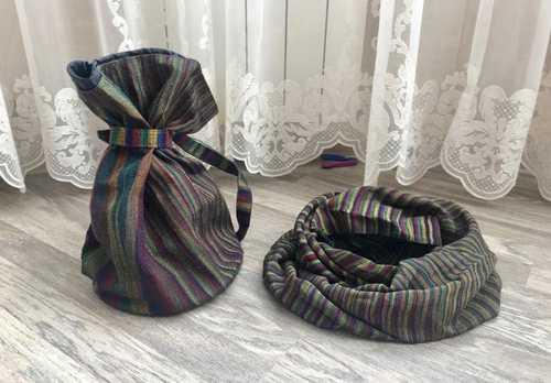 Рюкзак и палантин из Африки